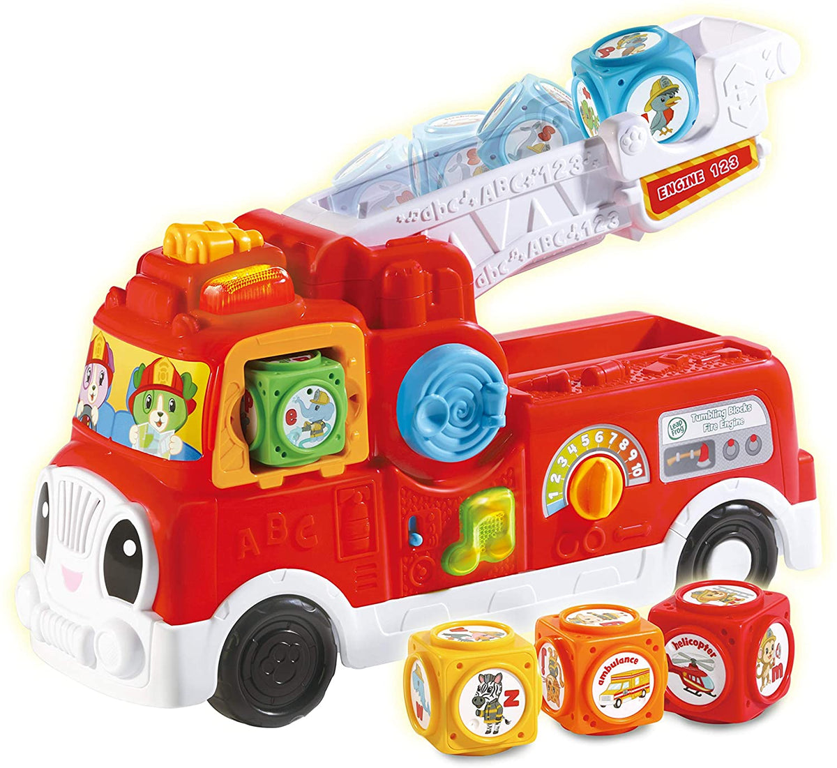 LeapFrog Tumbling Blocks Fire Engine – Bambola Toymaster
