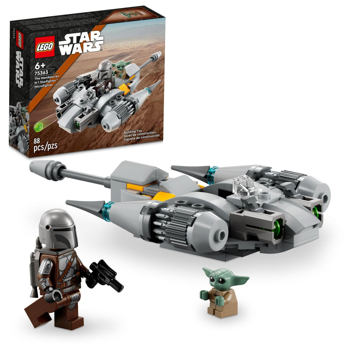 LEGO Star Wars 75363 The Mandalorian N-1 Starfighter Microfighter ...