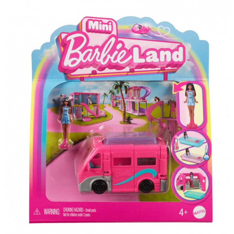 Barbie Mini Barbieland Doll & Vehicle - Campervan – Bambola Toymaster