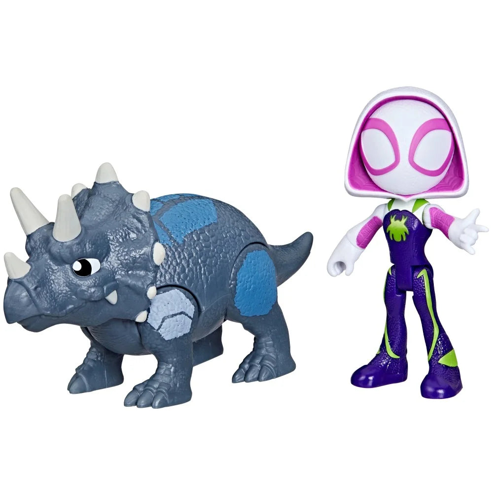 Spidey and His Amazing Friends Dino Webs - Ghost Spider & Rhino Dino ...