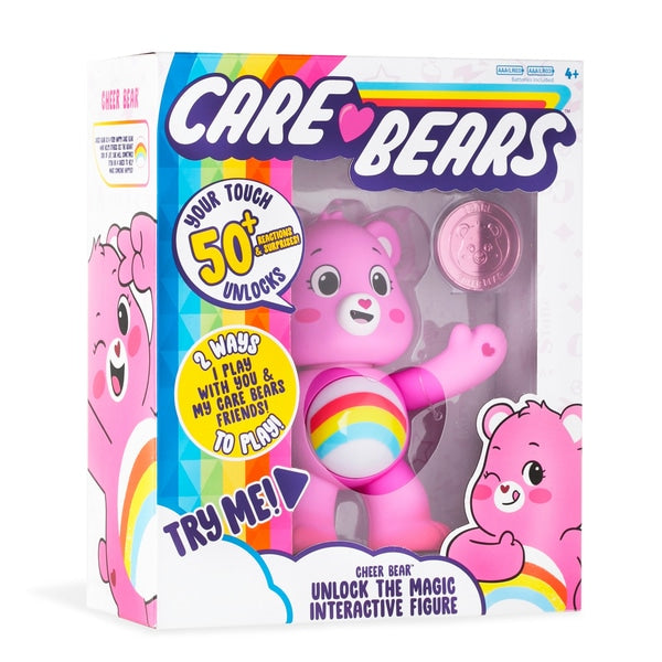 Care Bears - Interactive Figure Cheer Bear – Bambola Toymaster