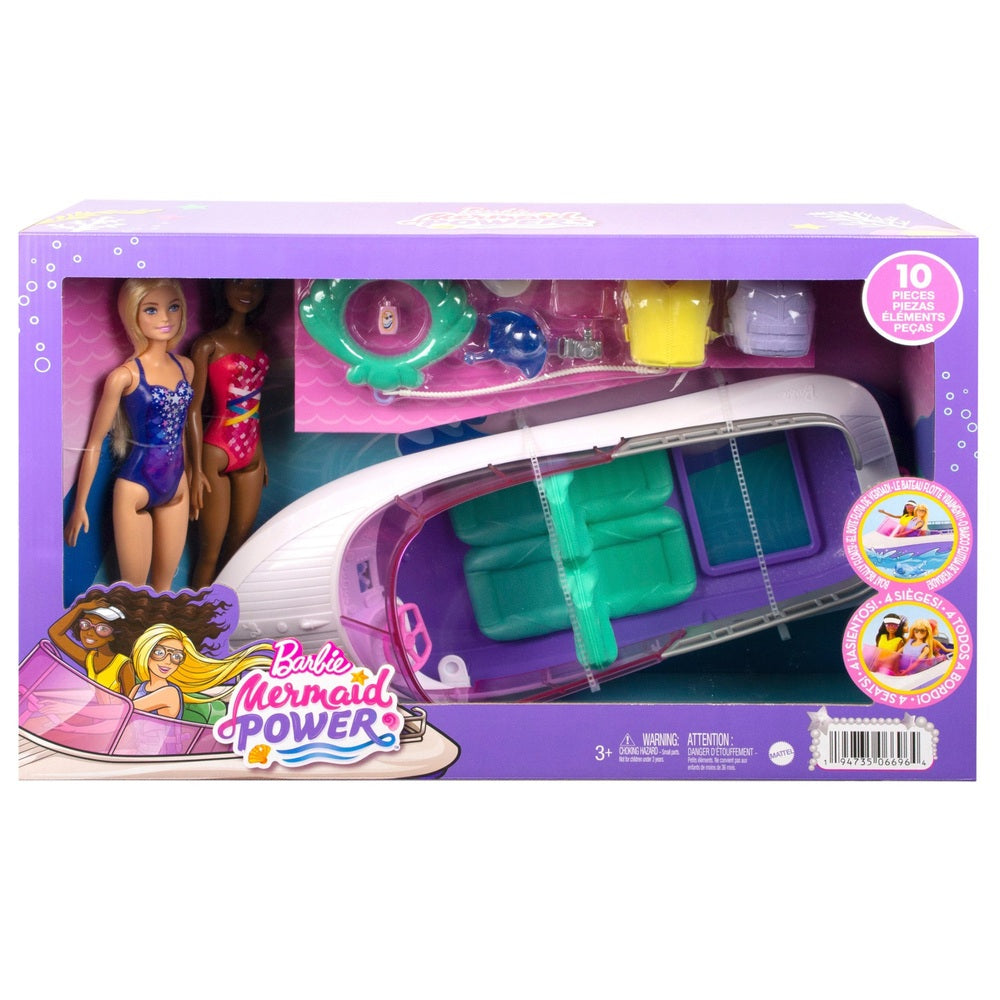 Barbie Mermaid Power Boat Dolls and Accessories – Bambola Toymaster