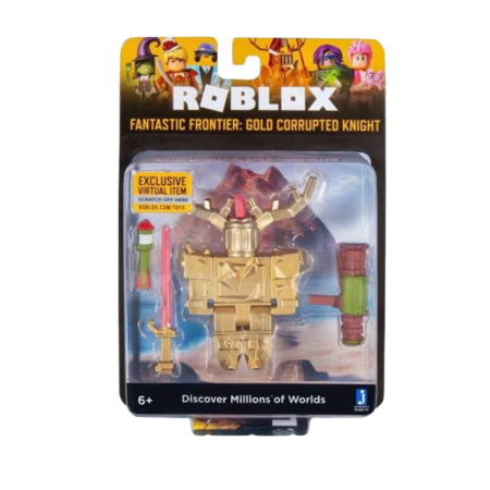 Roblox Fantastic Frontier: Gold Corrupted Knight – Bambola Toymaster